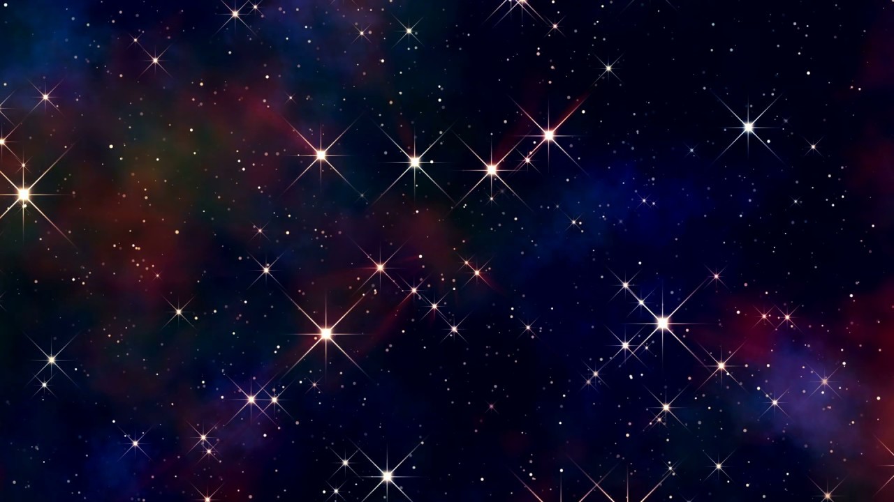FREE Simple video wall loops footage HD 4k night sky stars animation ...