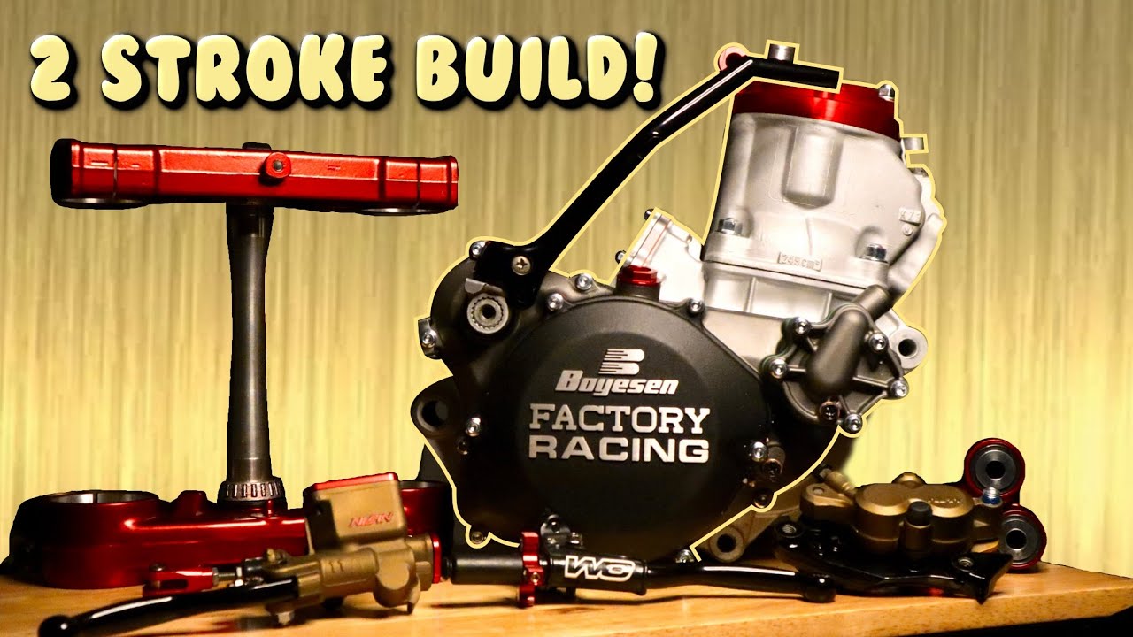 Honda CR250 2-Stroke Build FINALLY BEGINS! Ep. 1 - So Many Parts - YouTube