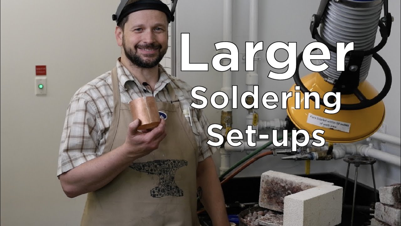 Larger Soldering Set-ups - YouTube