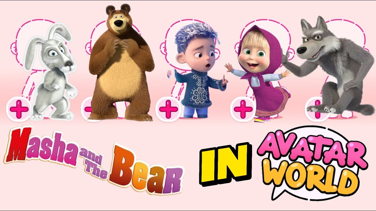 NEW !!! MASHA AND THE BEAR IN AVATAR WORLD 👀 PazuPoP fun stories - YouTube