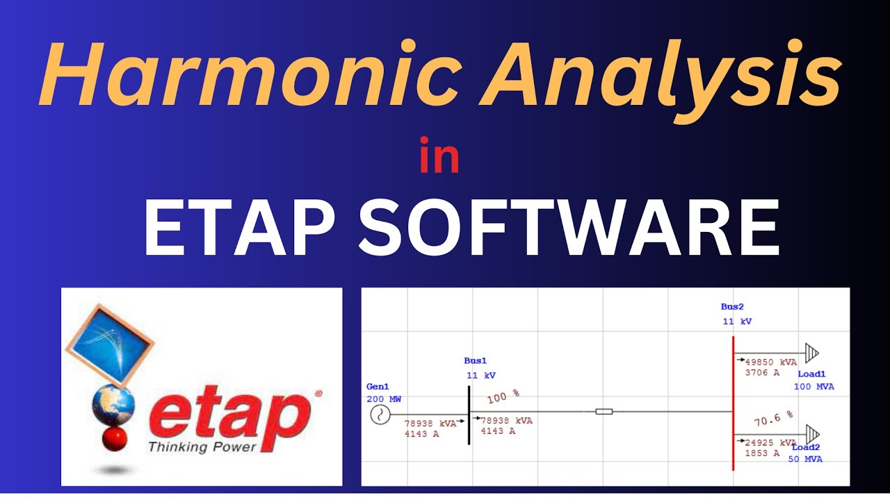Harmonic Analysis in ETAP Software - YouTube