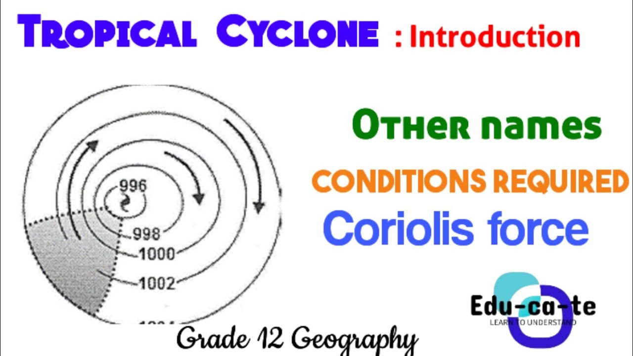 Introduction to Tropical cyclone - Grade 12 Geography - YouTube