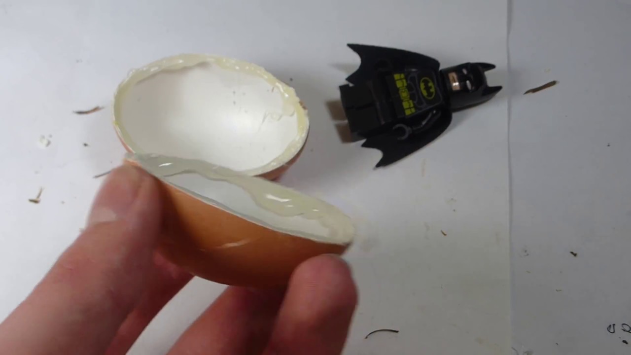 How To Make Lego Minifigure Easter Eggs, Using Real Egg Shells! - YouTube