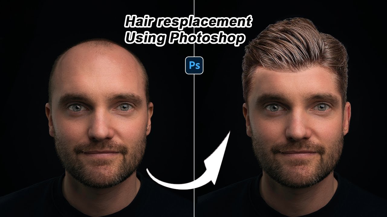 Easy Way Hair Replacement In Photoshop | Change Hair Style New Tricks ...