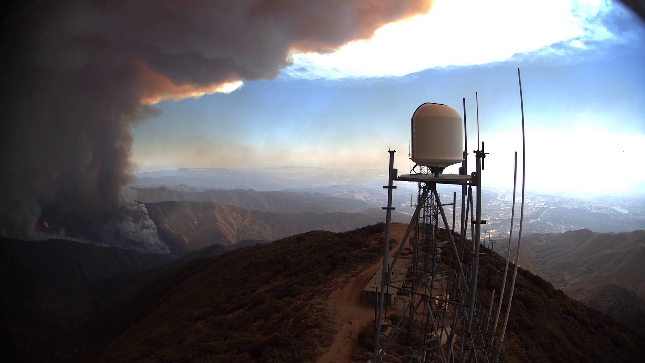 20180806 Holy Fire near Santiago Peak origin time and location - YouTube