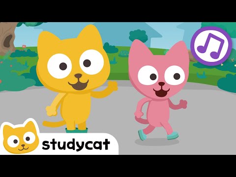 I Like To Walk | Me Gusta Pasear 🚶| Canciones para Niños | Aprender Inglés | Studycat
