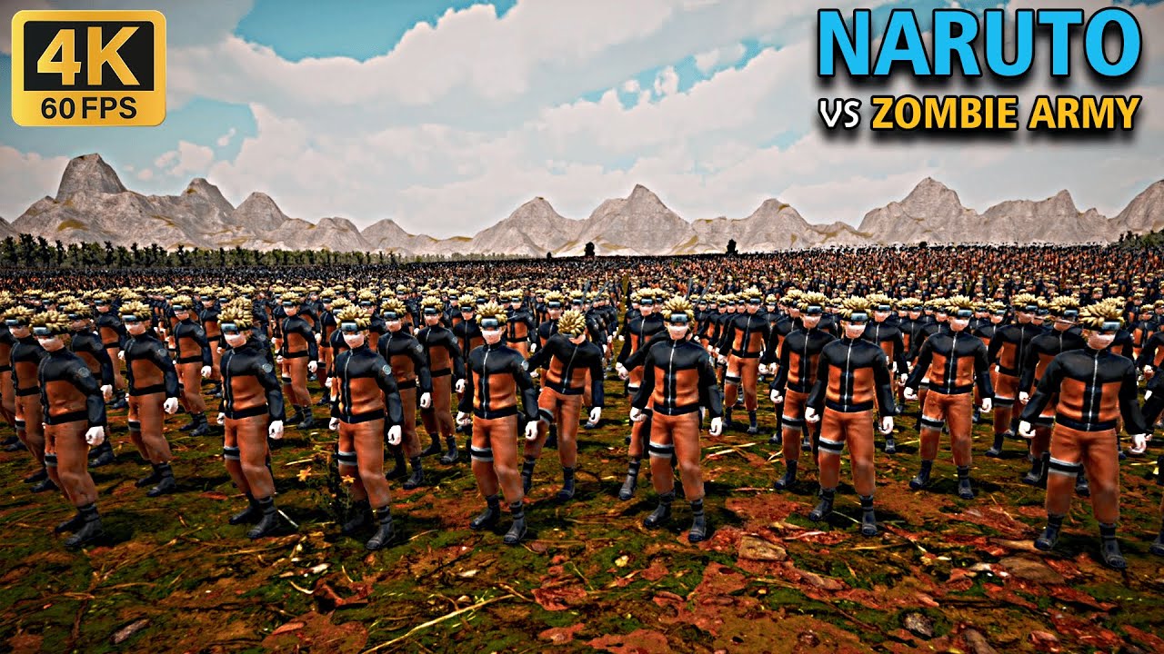 NARUTO VS ZOMBIE & ORC!? | Ultimate Epic Battle Simulator 2 - YouTube