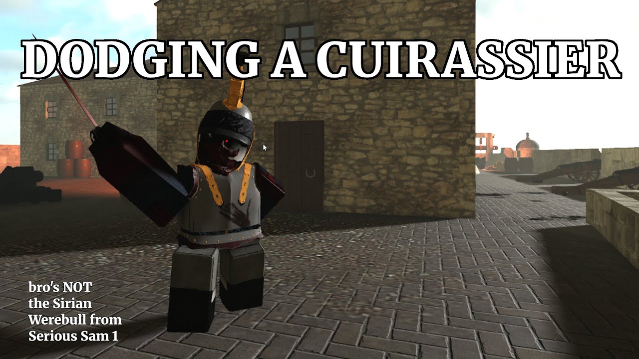 "How" to dodge a Cuirassier in Guts & Blackpowder | ROBLOX - YouTube