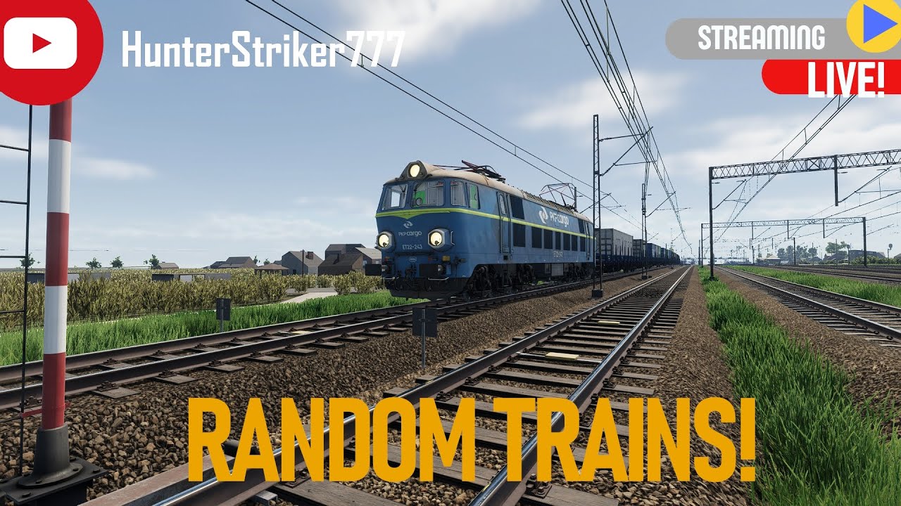 Random Trains! | SimRail - The Railway Simulator | HS777 - YouTube
