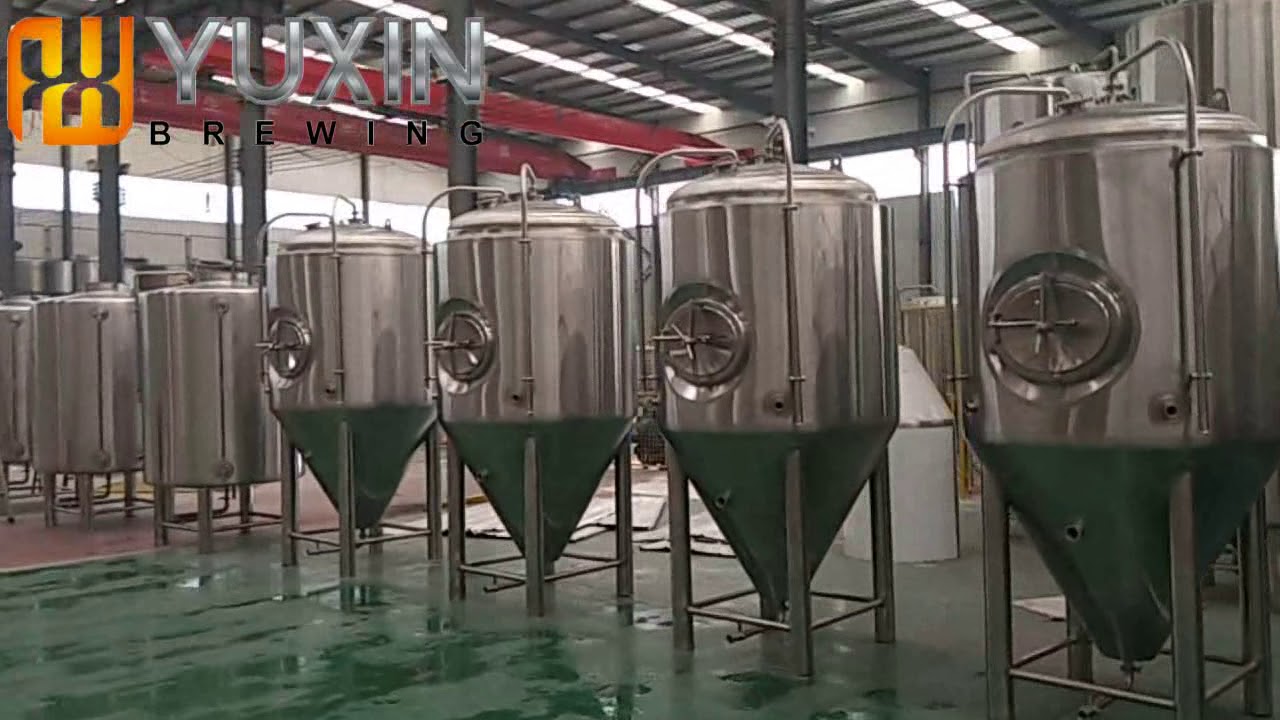 1000L Craft beer brewery Kombucha Cider fermentation - YouTube