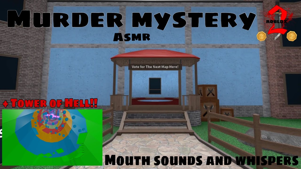 | Roblox ASMR | mm2 and tower of hell: mouth sounds and whispers for ...