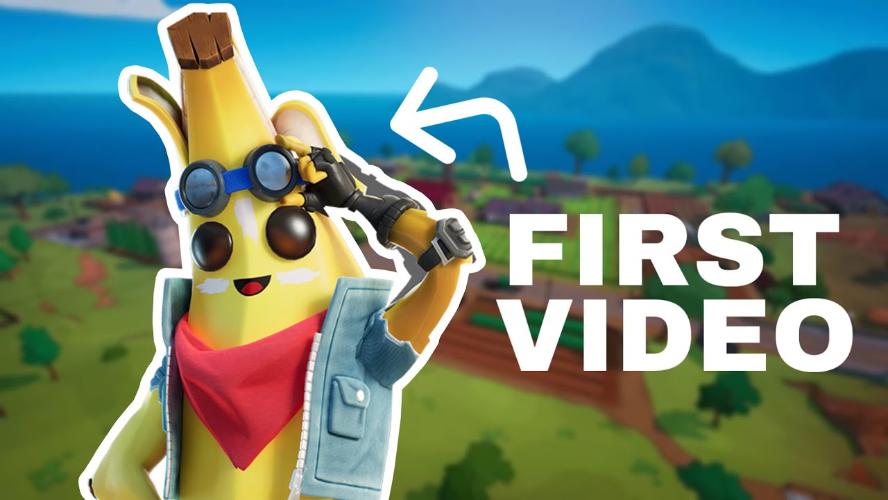 My FIRST FORTNITE video! - YouTube