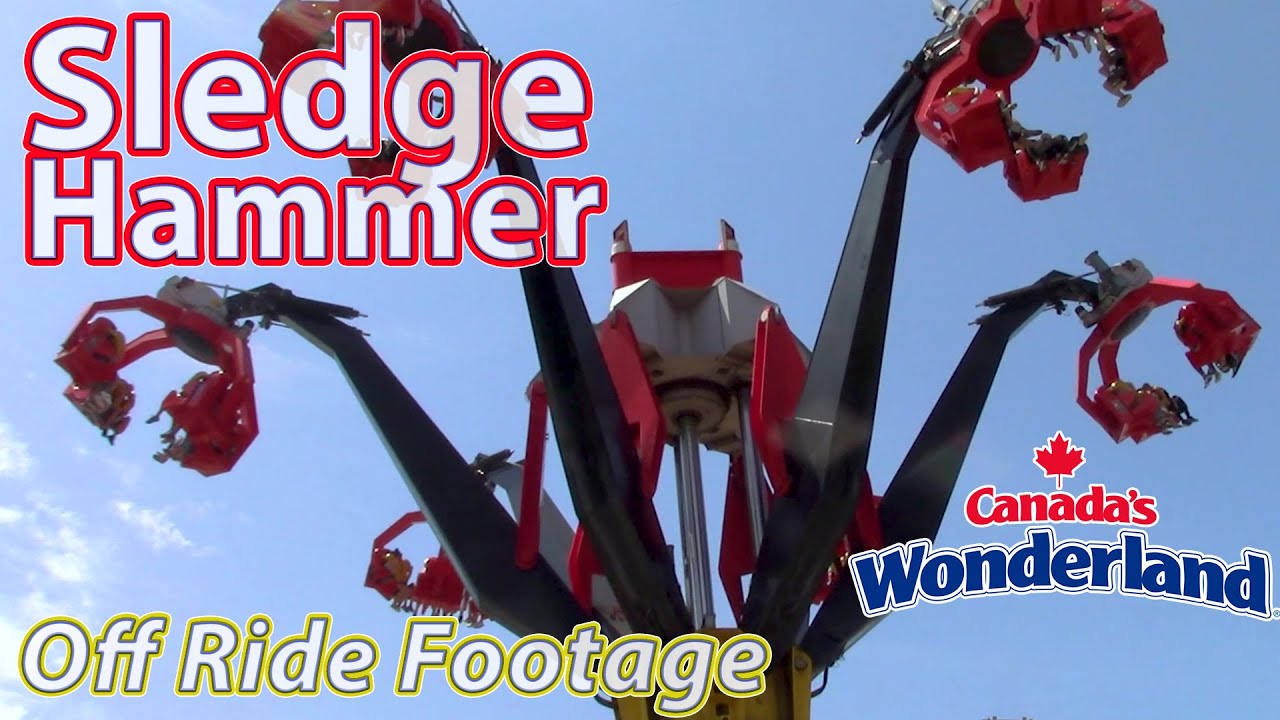 Sledge Hammer, One of a Kind Giant Flat Ride! | Off Ride Footage ...