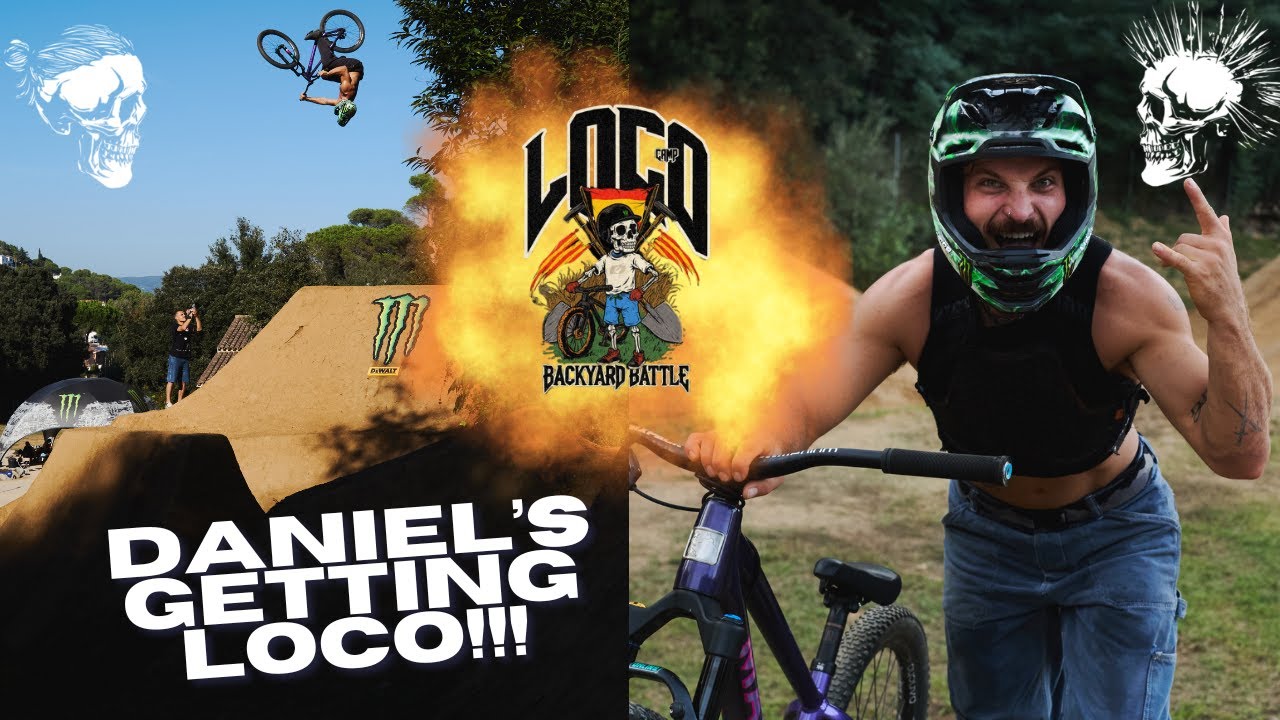 BACKYARD BATTLE- LOCO CAMP DAY 3+4! Watch Daniel destroy the trails😍🔥 ...