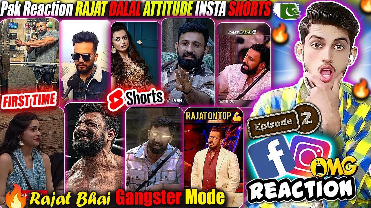 AGAIN React to RAJAT DALAL ATTITUDE SHORTS REACTION😈|RAJAT DALAL ...