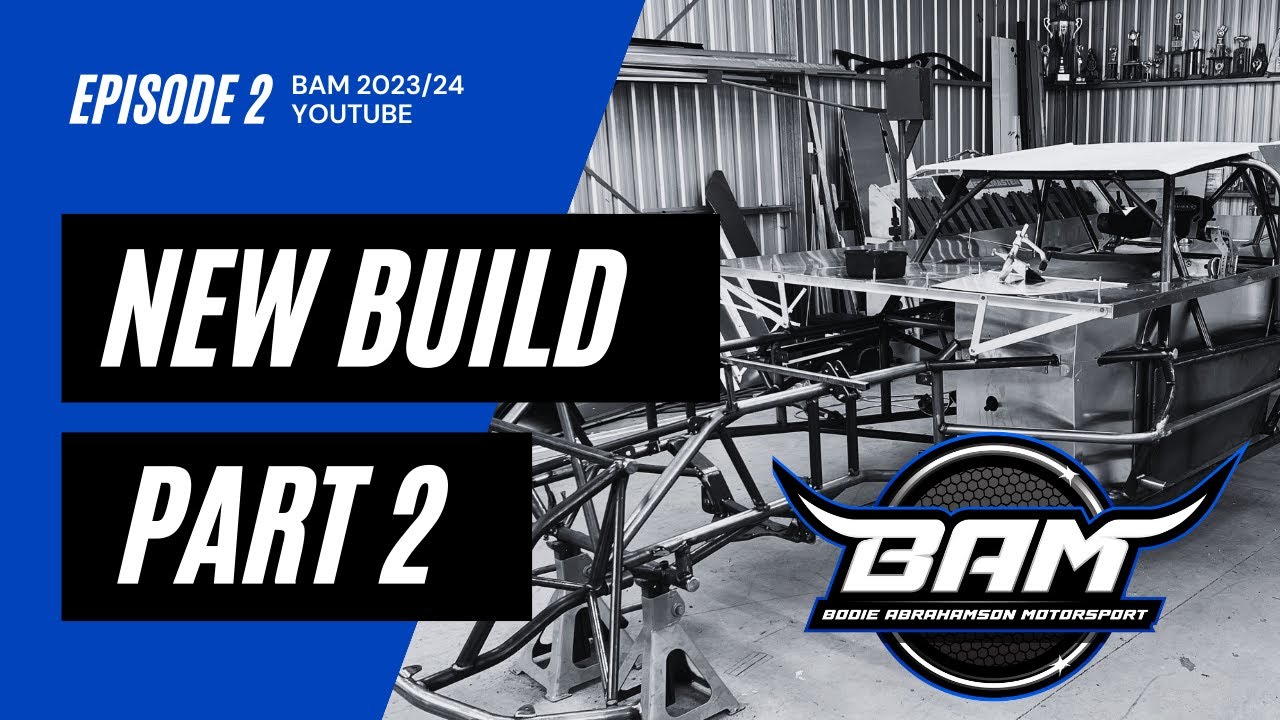 Bodie Abrahamson Super Saloon New Build Body Shop - YouTube