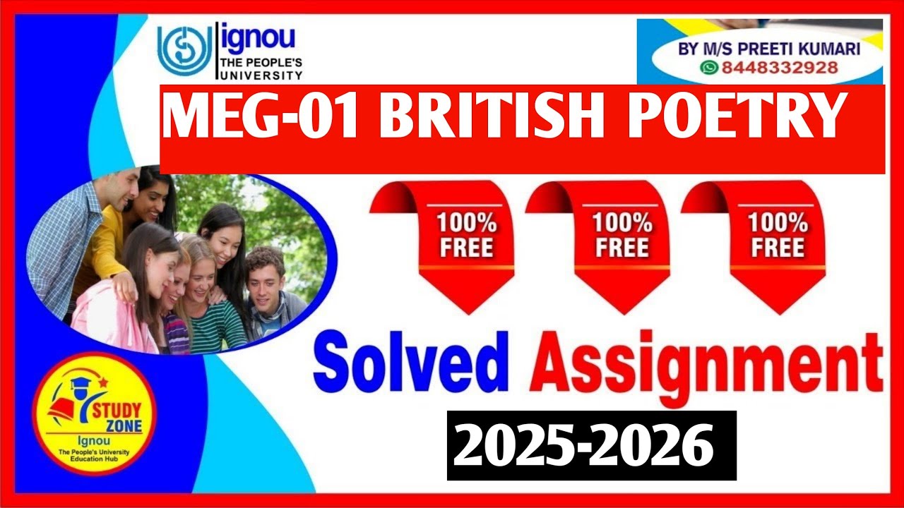 #ignou MEG 1 Solved Assignment 2025-26 !! meg 01 solved assignment 2025 ...