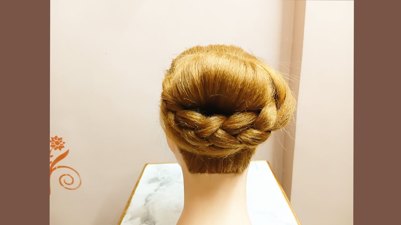 New Bun Hairstyle - YouTube