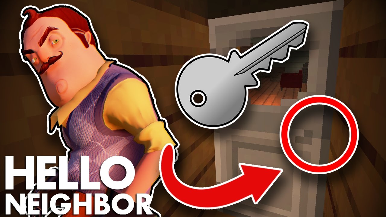 Minecraft Hello Neighbor - The Key To The Third Floor (Minecraft ...