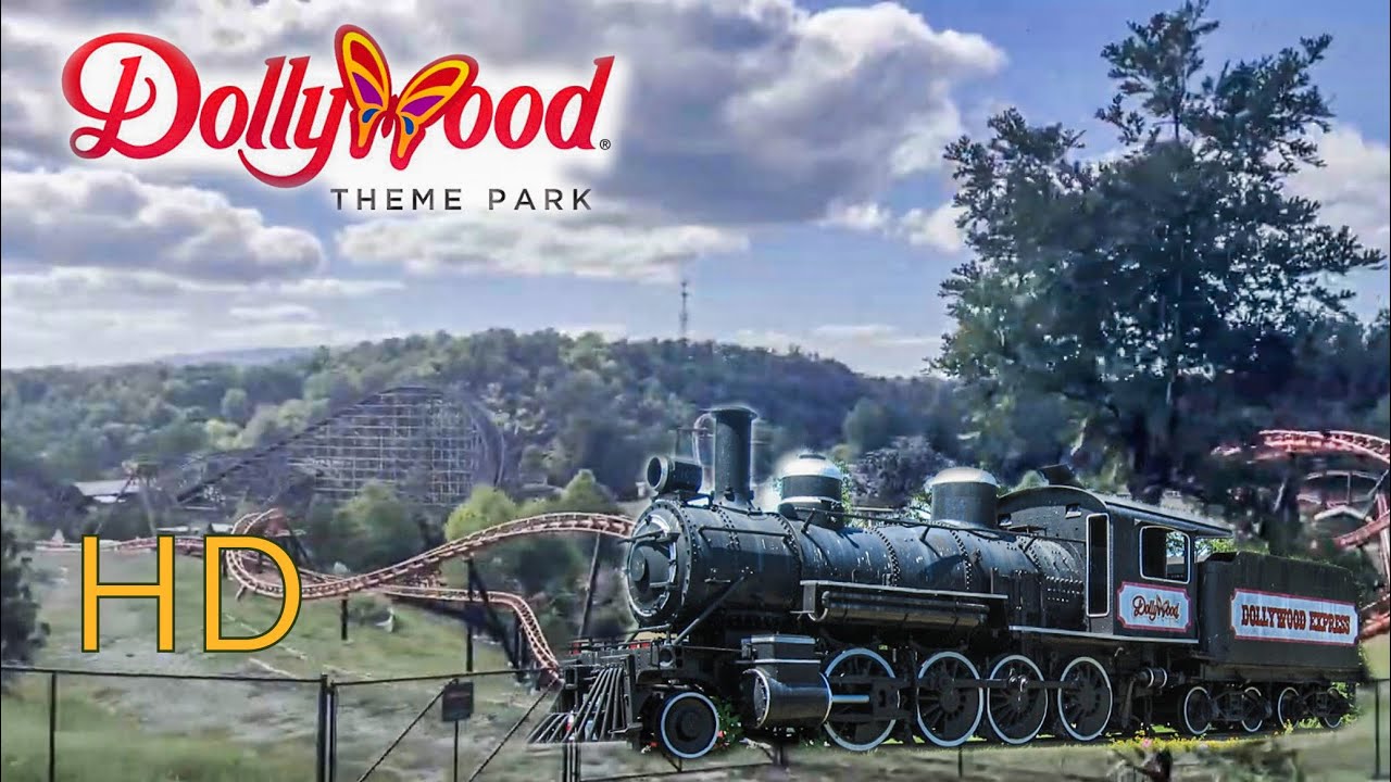 Dollywood Express - REAL Steam Train Through Smoky Mountains - HD POV ...