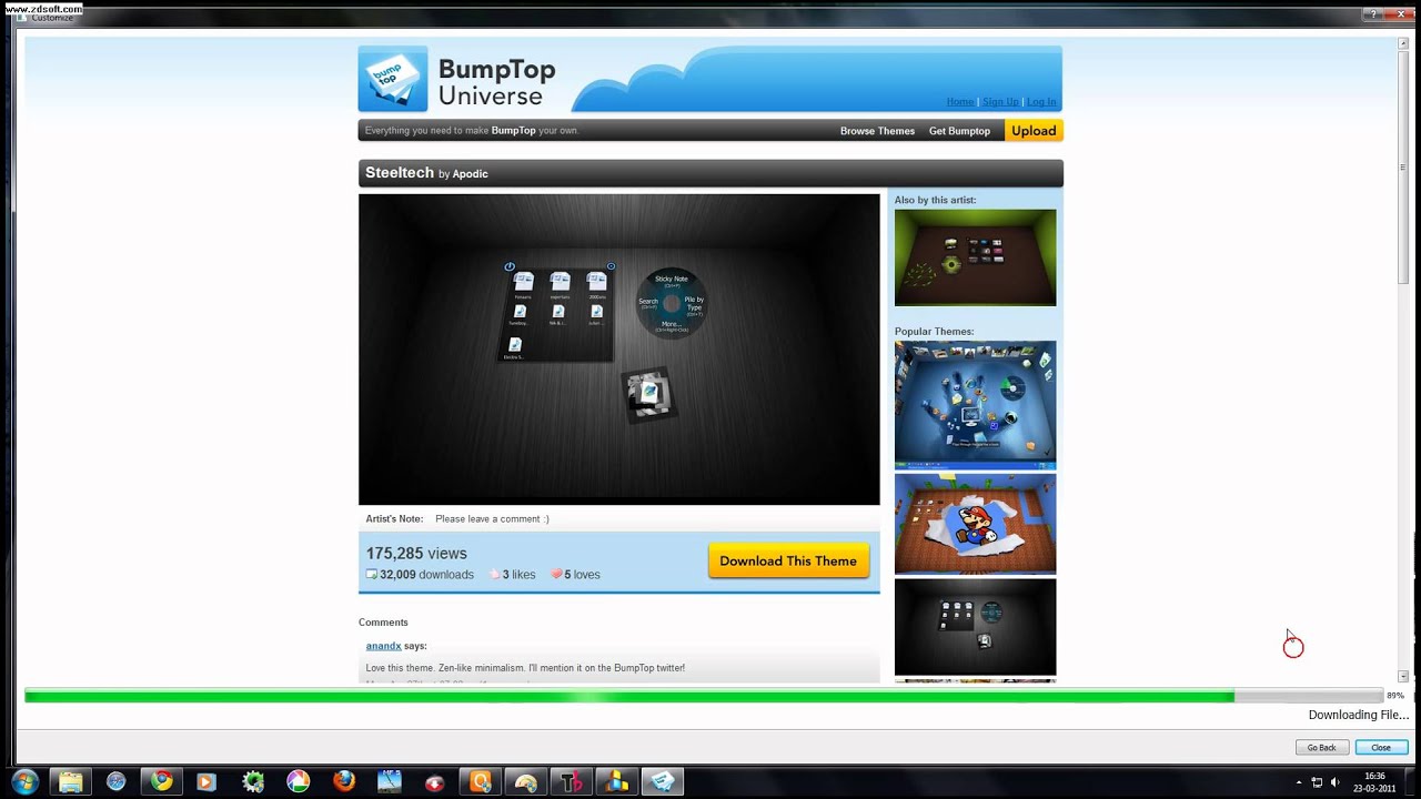 HOW TO GET MORE THEMES ON BUMPTOP IN HD YouTube HOW TO GET MORE THEMES ON BUMPTOP IN HD YouTube