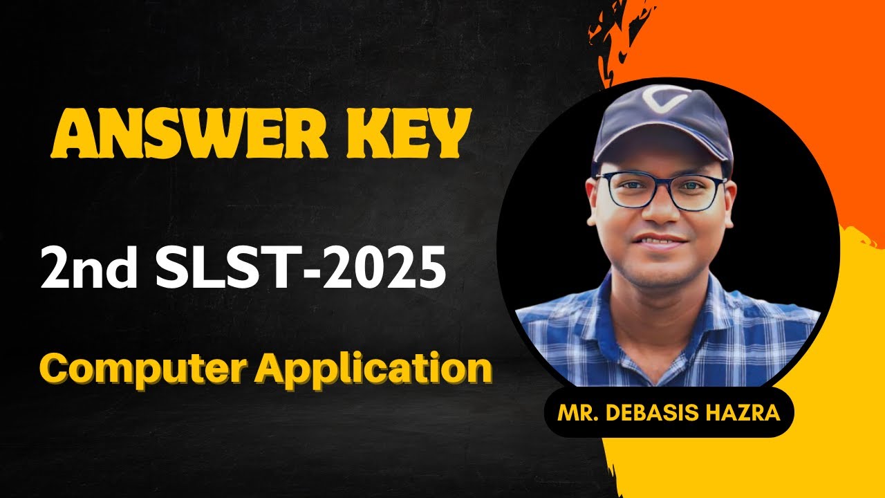 WBSSC || 2nd SLST || COMPUTER APPLICATION || - YouTube