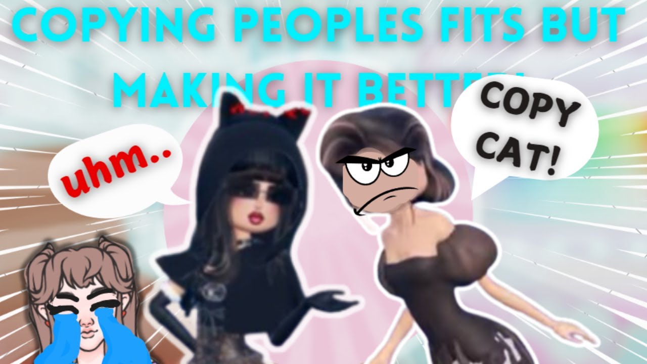 COPYING Outfits But Making Them *BETTER* In Dress To IMPRESS! - YouTube