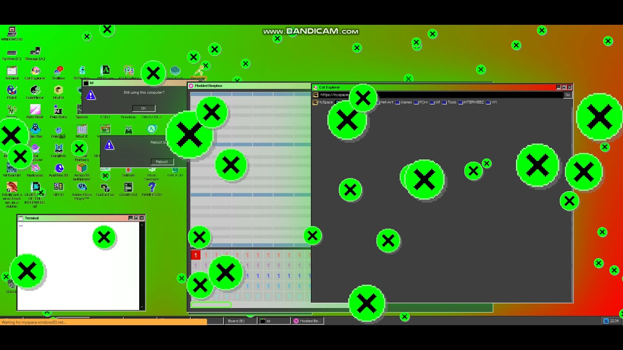 windows 93 memz trojan - YouTube