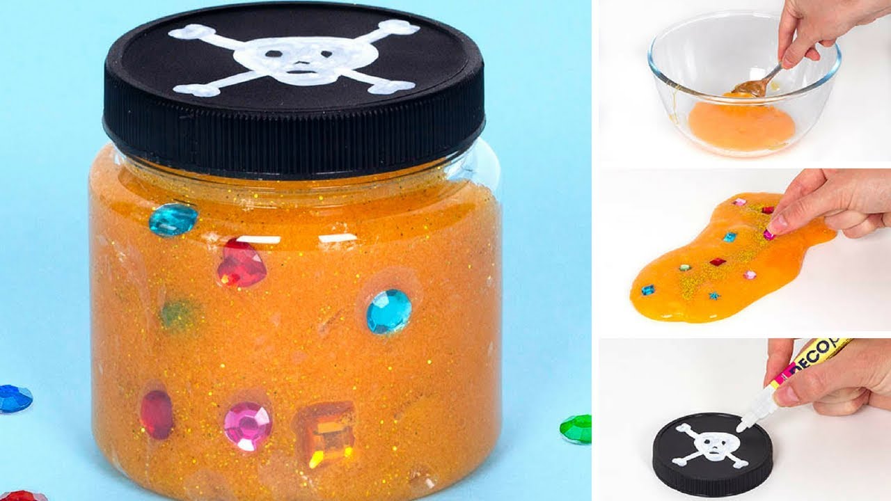 How to make Pirate Treasure Slime with PVA Glue - YouTube