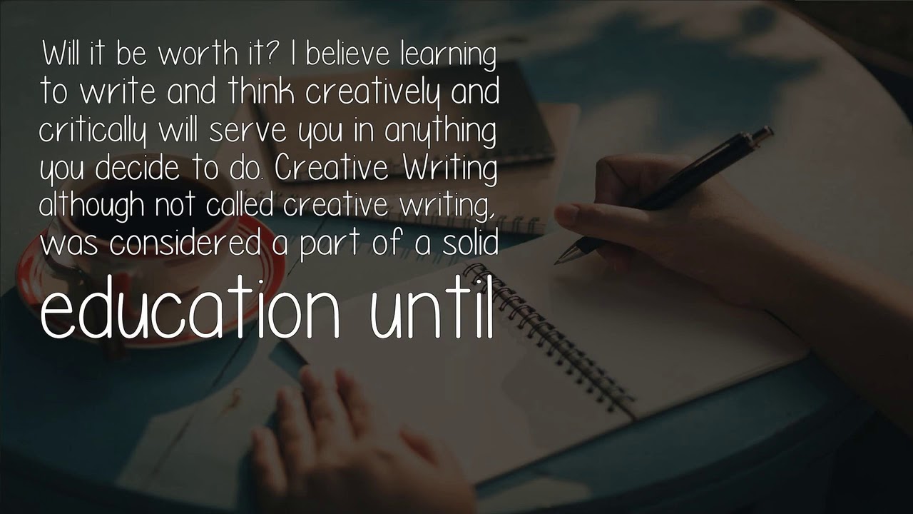 Is It Hard Worth It To Minor In Creative Writing? - YouTube