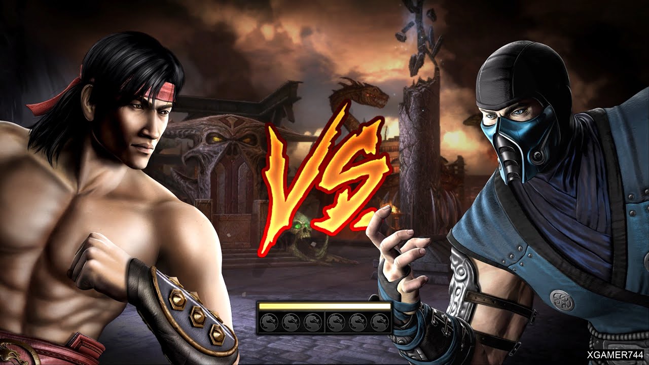 Mortal Kombat 9 - Liu Kang Vs. Sub-Zero - YouTube