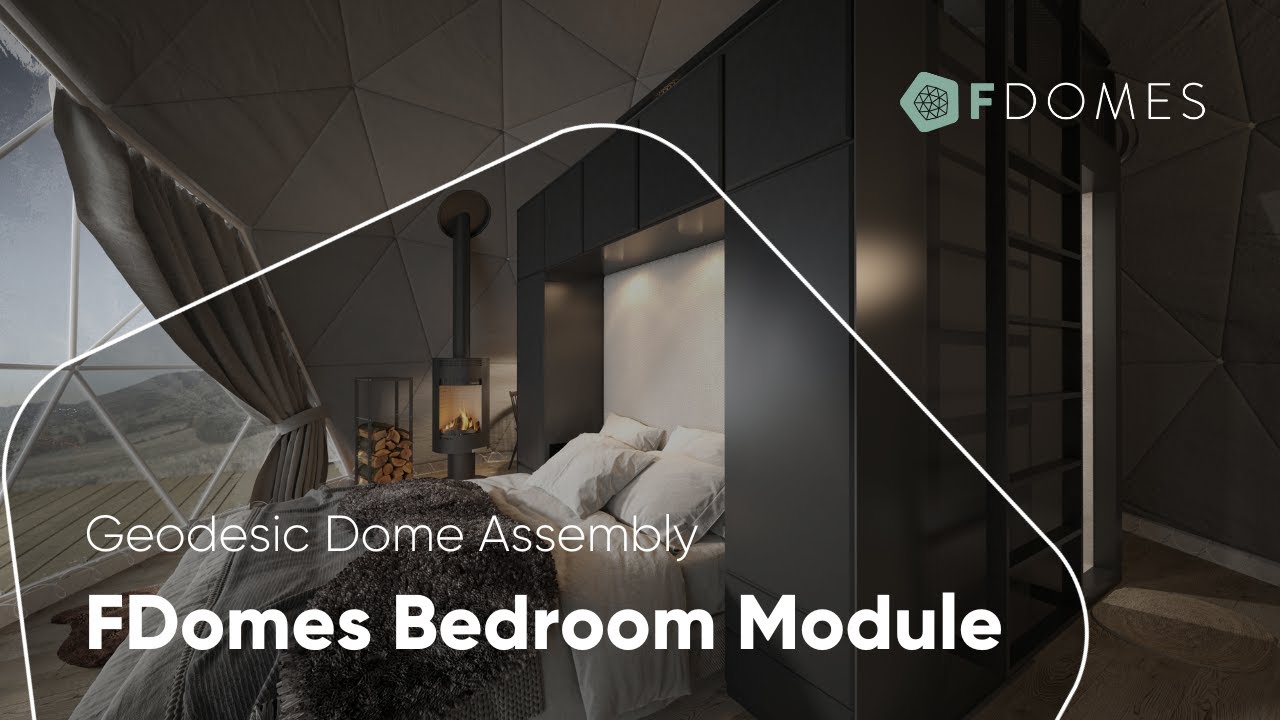FDomes Geodesic Dome Assembly: Bedroom Module - YouTube