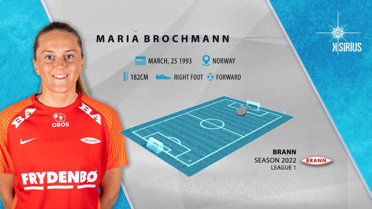 Maria Brochmann (S.K. Brann Kvinner) .Season 2022 .Forward - YouTube