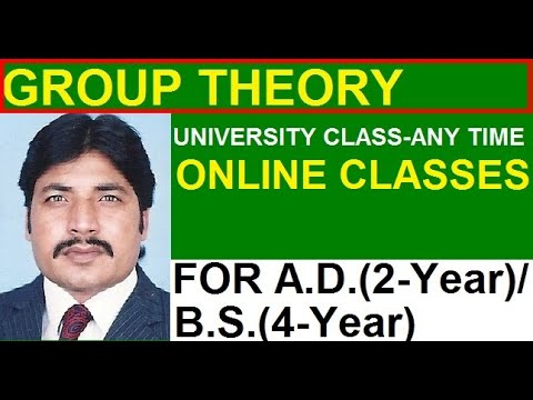 ORDER OF A GROUP, FINITE GROUP, INFINITE GROUP & EXAMPLES - YouTube