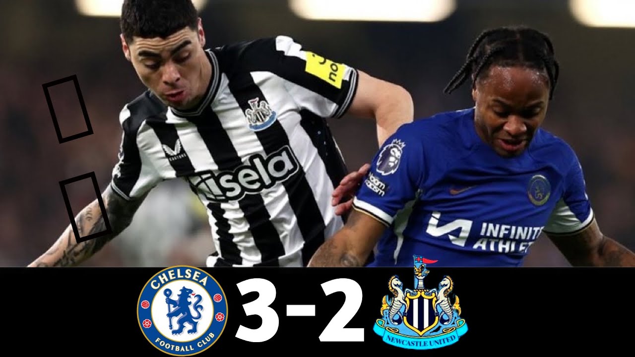 🚨CHELSEA 3-2 NEWCASTLE🥲(UPSET JOHN SINCLAIR FANCAM) 36 MUST BE DROPPED ...