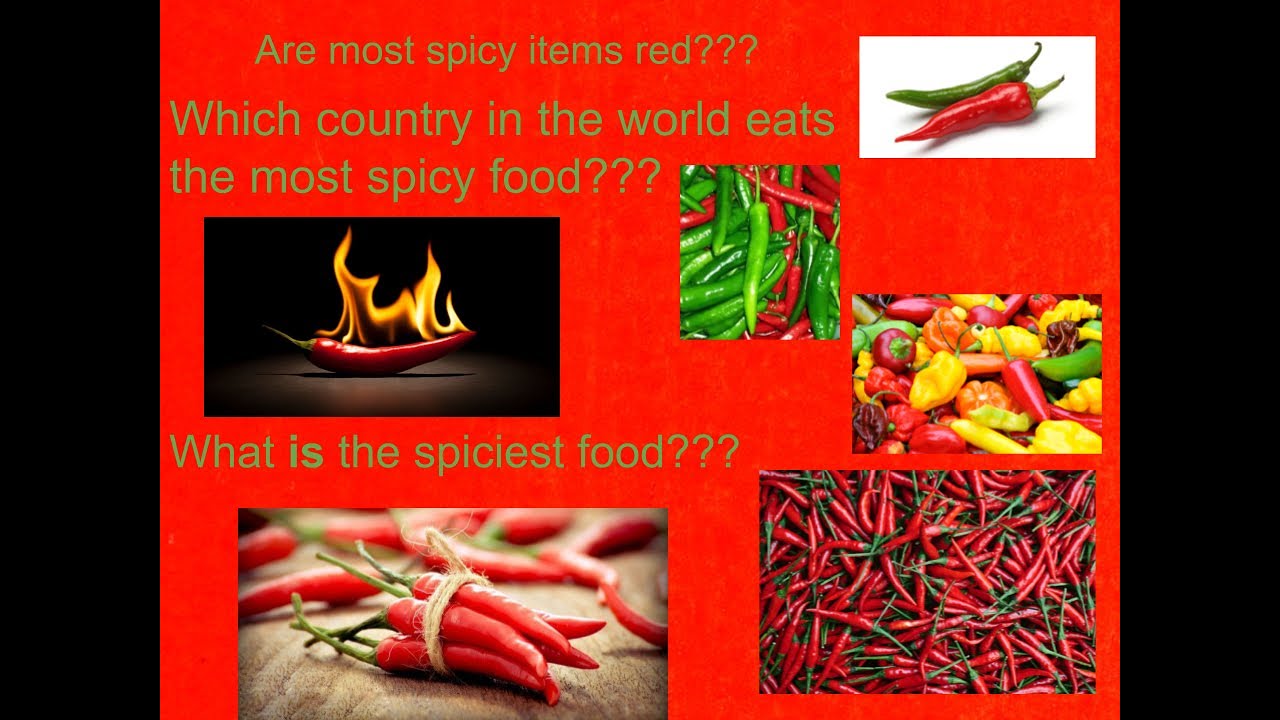 Fun facts about spicy stuff - YouTube