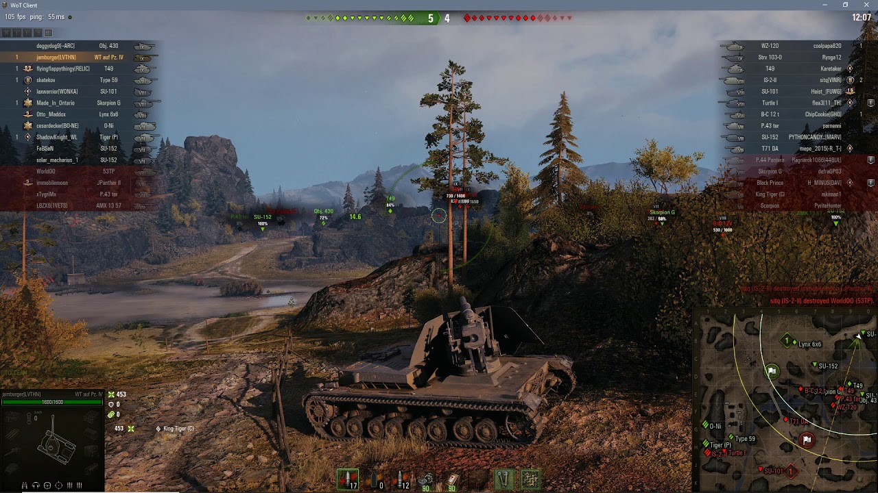 World of Tanks WT auf Pz. IV - YouTube