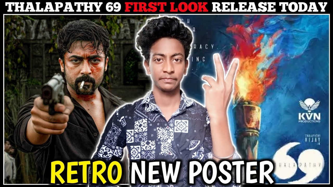 Retro New Poster Review & Reaction | Thalapathy 69 First Look Release ...