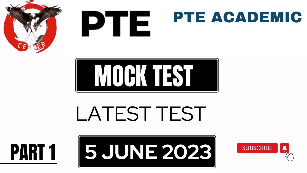 PTE FULL MOCK TEST 5 JUNE 2023 PTE PREDICTIONS YouTube
