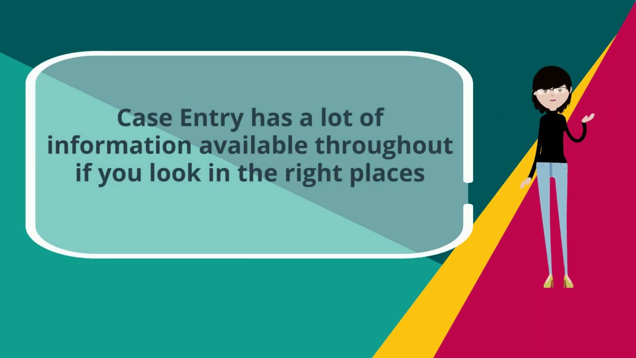 Case Entry Tips and Tricks - YouTube