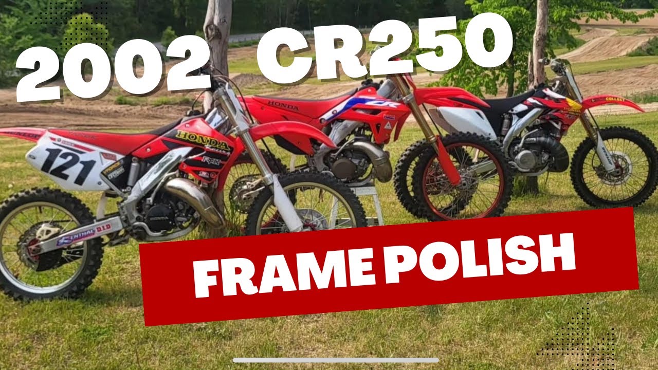 2002 HONDA CR250 Frame Polish - YouTube