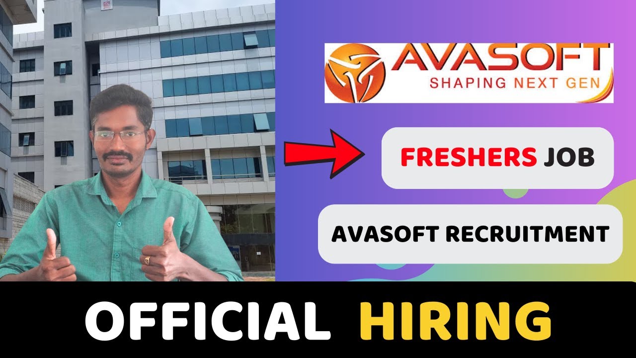 AVASOFT Hiring 2025 🔥 | No CGPA or Arrears Limit | Freshers IT Job ...