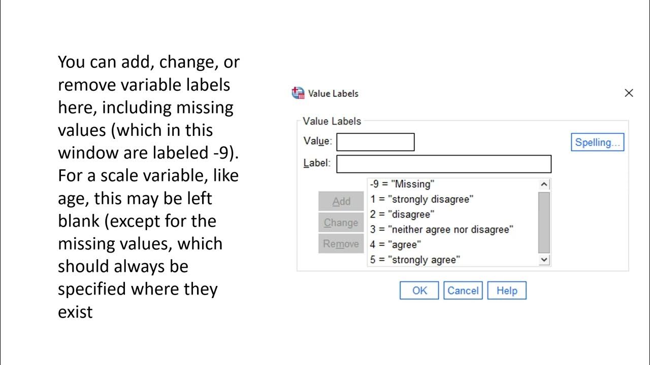 Variable View, Data View, and the IBM SPSS Toolbar (Chapter 2 Lecture 2 ...