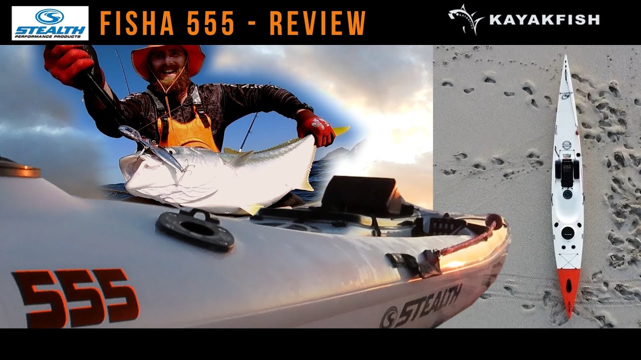 Stealth Fisha 555 - Reveal, first paddle and some fish! - YouTube