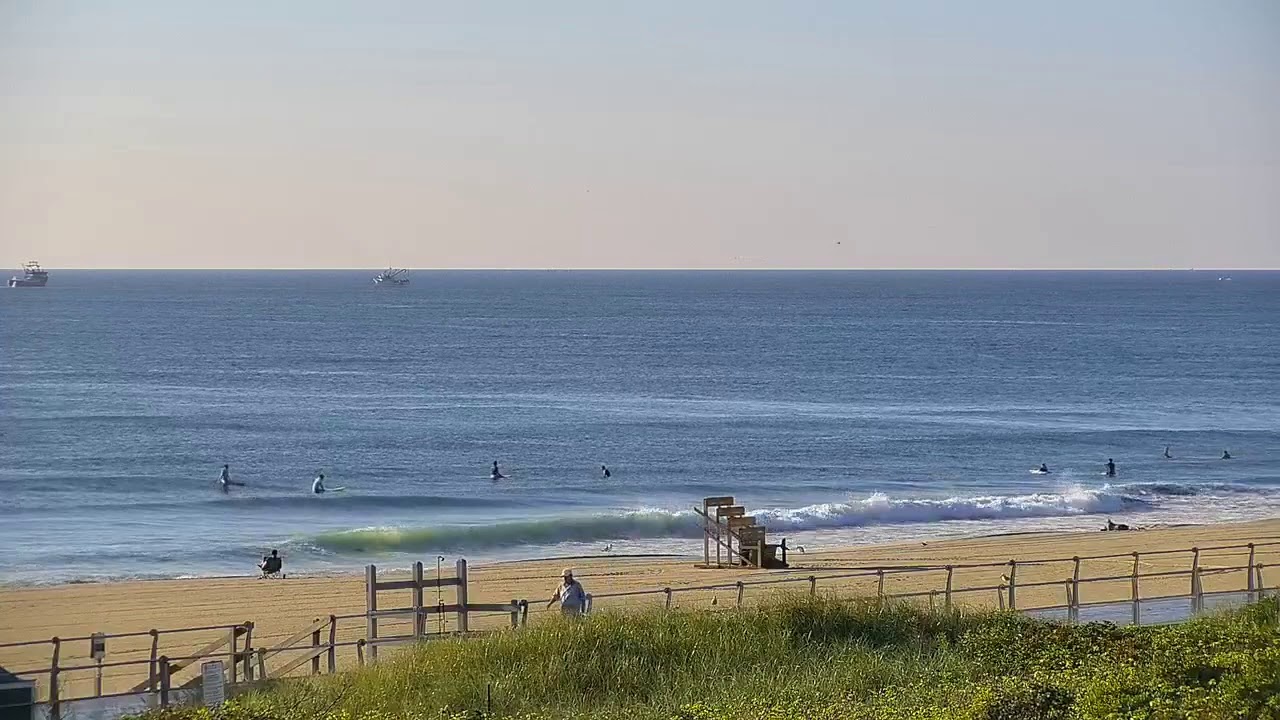 Spring Lake, NJ beach webcam on #NJBeachCams - 09/04/20 - YouTube