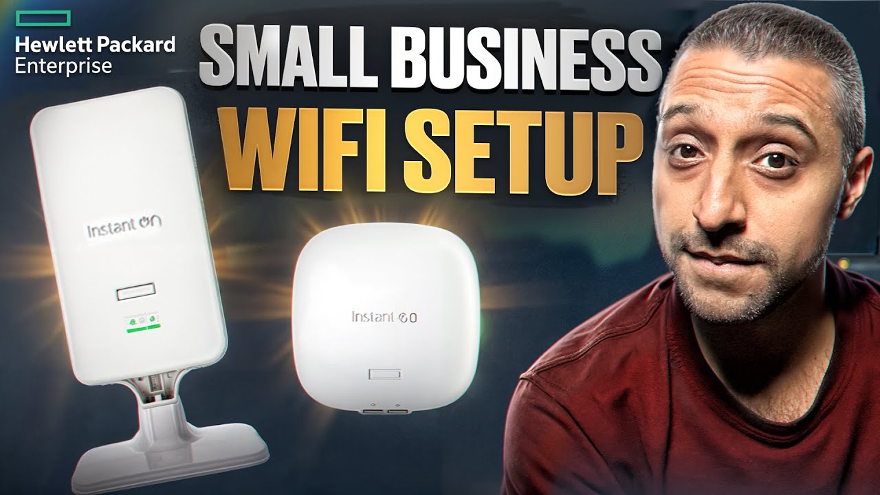 Small Business Warehouse WiFi Install | HPE Networking Instant On - YouTube