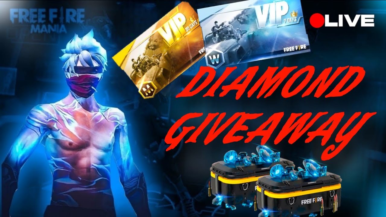 FREE FIRE MAX DIAMOND GIVEAWAY।। FREE DIAMOND GIVEAWAY FOR SUBSCRIBE# ...