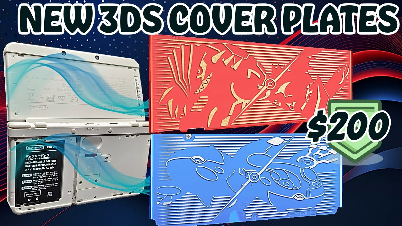 New Nintendo 3DS Cover Plates Are Expensive So I Made My Own - YouTube