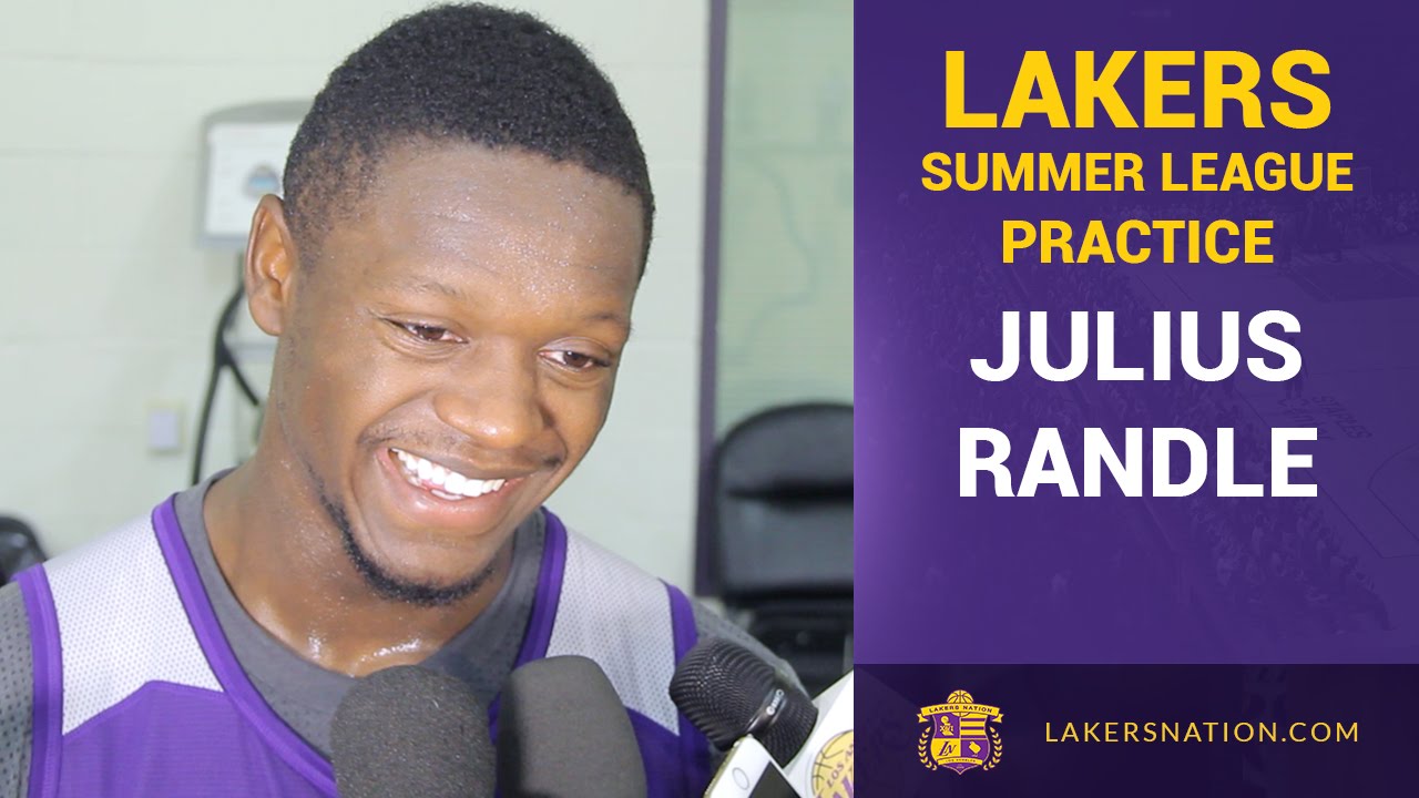 Julius Randle Talks D'Angelo Russell's Passing Game - YouTube