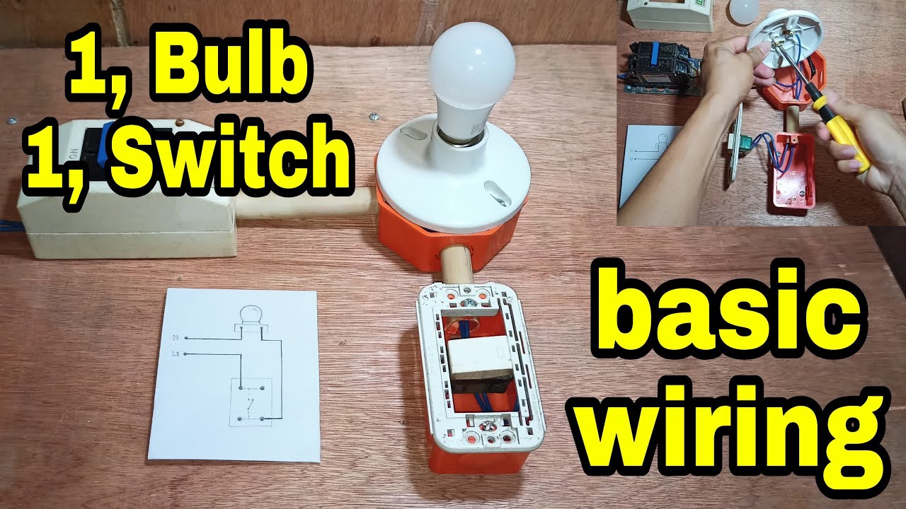 1 Bulb control by single switch - YouTube
